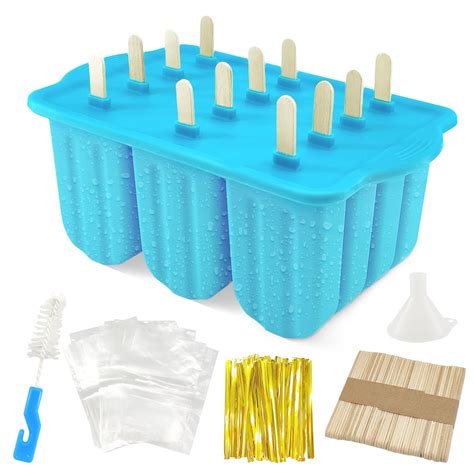 Popsicles Molds Silicone Popsicle Maker Homemade Ice Pop Mold Ice Pop