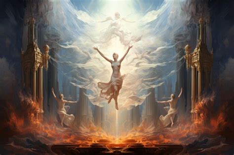 Premium Ai Image Agile Acrobats Soaring Through The Air With Aerial Grace Generative Ai