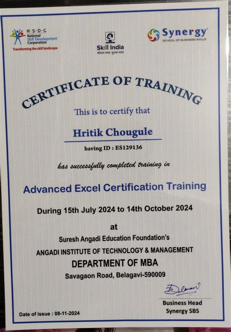 Advancedexcel Certification Skill Learning Excelskills