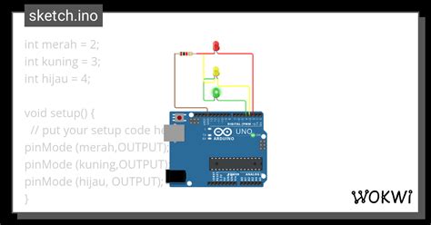 Ulangan Praktek Wokwi ESP32 STM32 Arduino Simulator