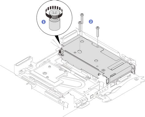 Remove A Pcie Riser Assembly Connectx 7 Ndr 400 Thinksystem Sd650 I V3 Neptune Dwc Tray