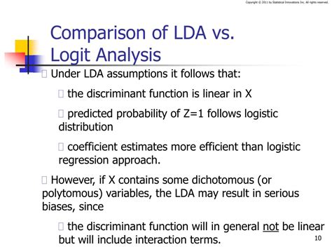 PPT Logistic Regression Discriminant Analysis PowerPoint Presentation ID