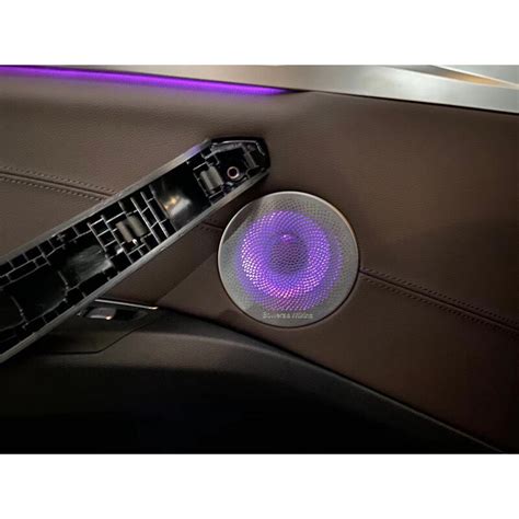Kit Tweeters Y Rejilla Altavoces Con Diseño Boweers And Wilkins Con Iluminacion Para Bmw X3 G01