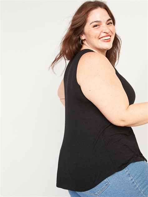 Luxe High Neck Plus Size Tank Top Old Navy