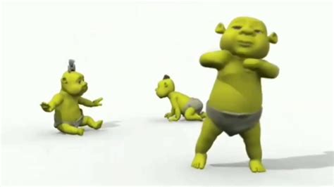 Мини Шрек танцует под Моргенштерна Youtube