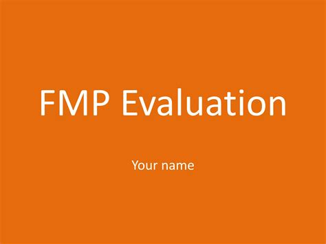 Visual Evaluation PPT