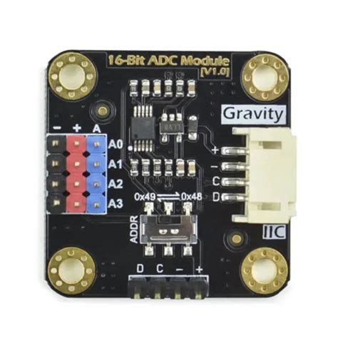 Gravity I2c Ads1115 16 Bit Adc Module Arduino And Raspberry Pi Compati
