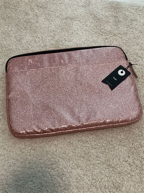 Typo Pink Glitter Laptop Case Mobile Phones Gadgets Mobile Gadget Accessories Cases