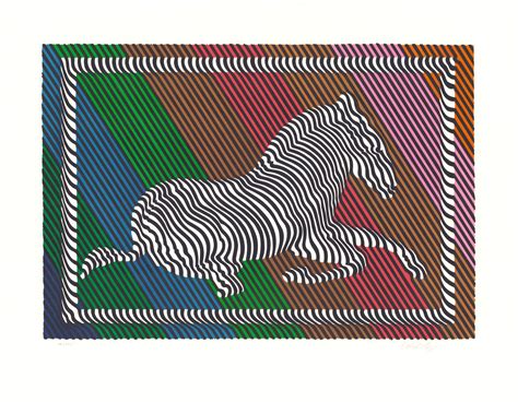 Victor Vasarely Grafik Zebra No. 3 (III) kaufen I ARTEDIO