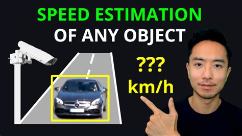 Speed Estimation Of Any Object In Video Using Computer Vision Vehicle