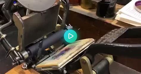 Antique Printing Press With Typesetting Album On Imgur