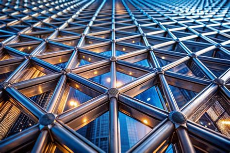 Closeup Photo Of Technological Metal Grid Structure Abstract Background Image On The Subject Of