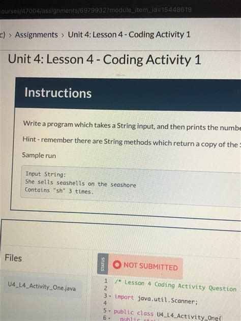 Need Help On Unit 6 Lesson 5 Coding Activity 1 3 Redhesivehelp
