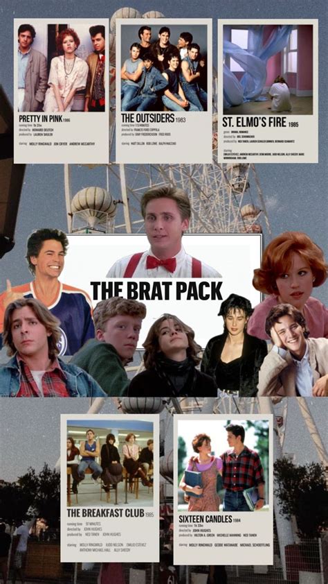 Brat Pack Brat Pack The Breakfast Club John Hughes Movies