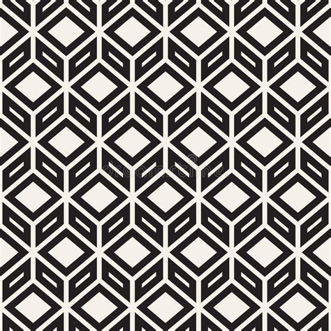 Vector Seamless Pattern Abstract Geometric Background Design Stylish Lattice Texturen Stock