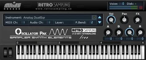 Oscillator Pak Sampler Synth Elements Free Rompler Virtual Instrument Vst Warehouse