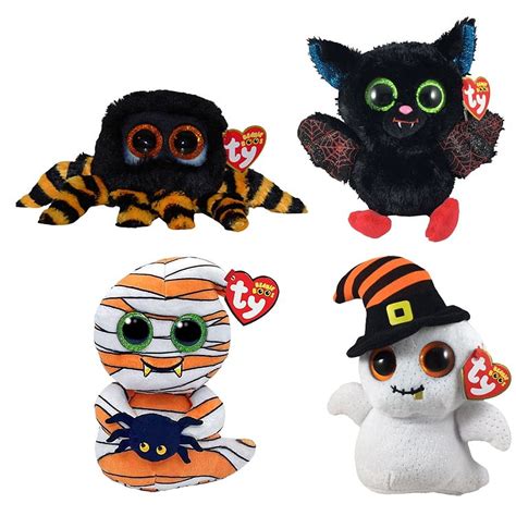 Ty Beanie Boos Set Of 4 Halloween 2023 Releases Mumford Ophelia