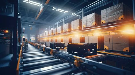 Premium Photo A Photo Of An Automated Sorting System In A Warehouse