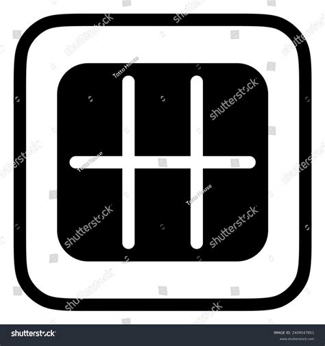 editable vector table grid view icon stock vector royalty free