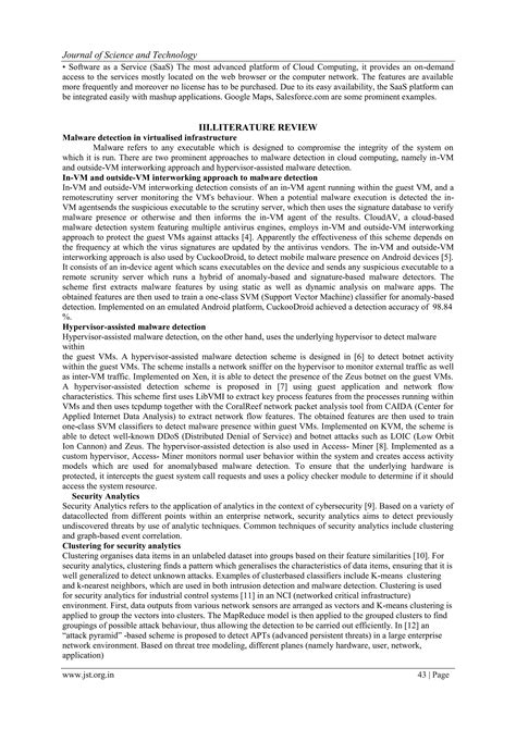 Protecting Virtualized Infrastructures In Cloud Computing Based On Big