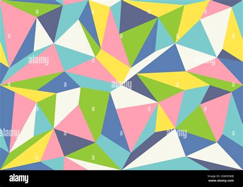 Vector Geometric Polygon Pattern Modern Vector Pattern With Colorful