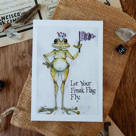 Let Your Freak Flag Fly Art Print Etsy