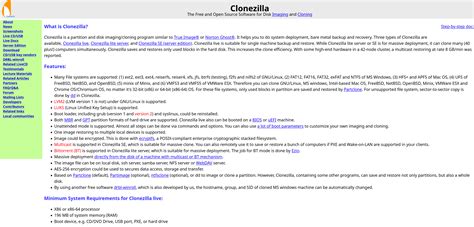 使用clonezilla备份和克隆系统 Cgh0s7s Blog