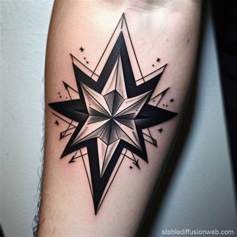 Four Point Star Tattoo