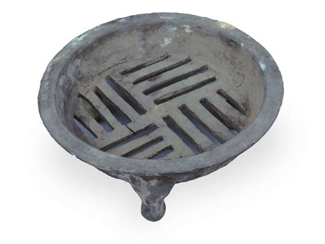 灰陶炉 盐池县文物 图片