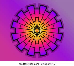 Shooting Target Line Purple Color Combination Stock Vector Royalty Free Shutterstock