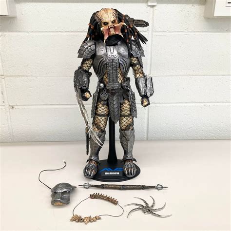 【やや傷や汚れあり】 Hot Toys 1 6 Avp Scar Predator スカープレデター フィギュア ホットトイズ エイリアン