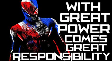 Spiderman Quotes With Great Power