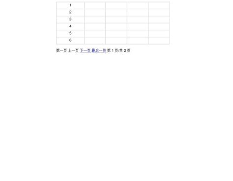 js table设置表格行tr分页代码