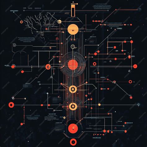 A Digital Flowchart Showing The Steps And Logic Of An Algorithm Premium Ai Generated Image