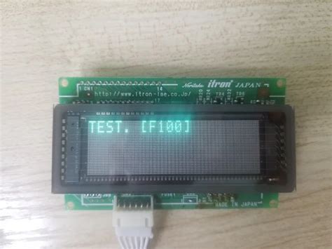 Noritake Itron Dot Matrix Graphics Vfd Screen Gu140x32f 7703a Gu128x32f