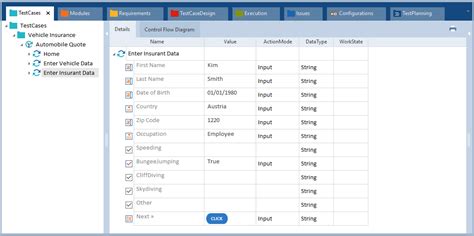 create the demo testcase