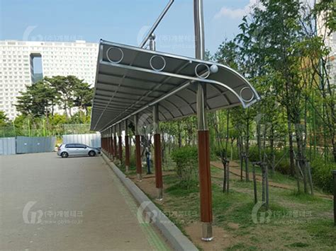 일산현장 캐노피 차양캐노피