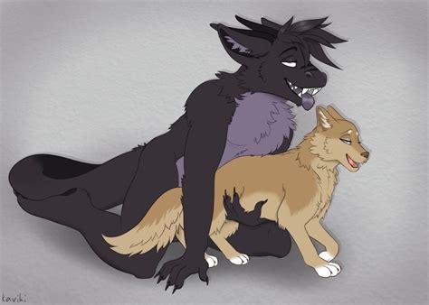 Rule 34 Anthro Canine Couple Disambiguation Coyote Dragon Feral