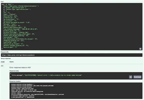 Bug Api Endpoint Objectsproducts Returns Error For Barcode And Userfields · Issue 2023