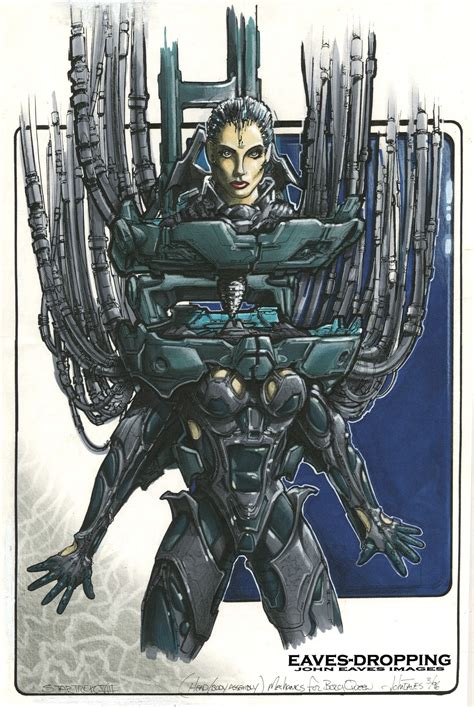 Star Trek First Contact Borg Queen Concepts By Alex Jeager And John Eaves