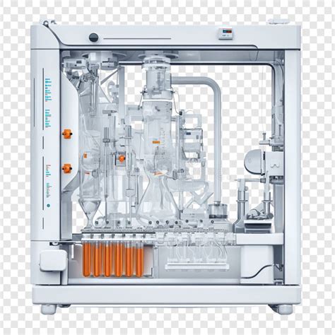 Automated Chemistry Synthesis Machine Stock Illustration Illustration Of Experiment