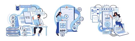 Application Testing Metaphor Software Royalty Free Vector