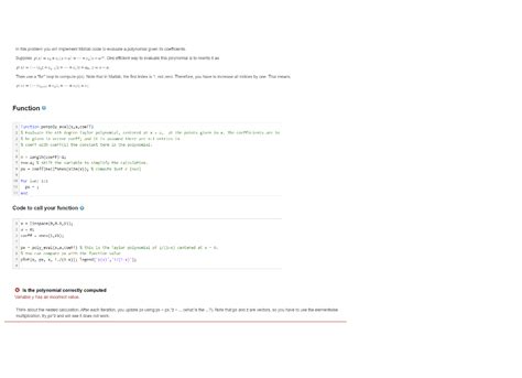 Solved In This Problem You Wil Implement Matiab Code To