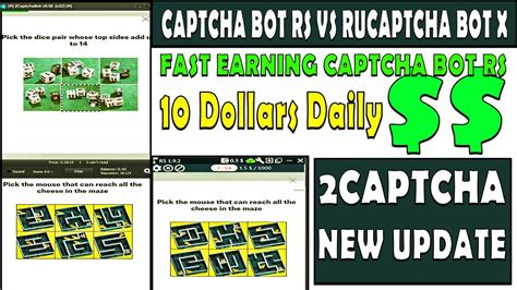 captcha bot rs vs rucaptcha bot x double your earning how to earn