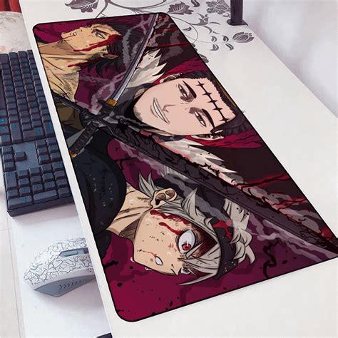 Black Clover Anime Art Mouse Pad Dekkai Dekkai
