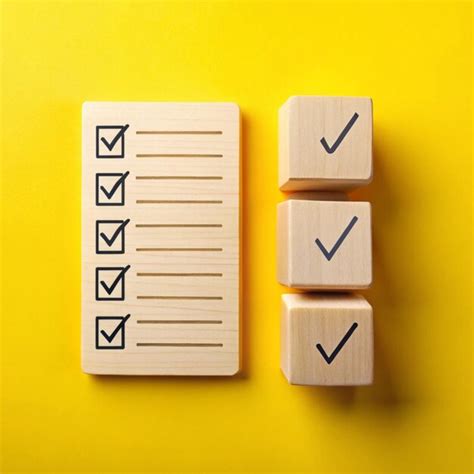 Task List Checklist Survey Assessment Confirmation Check Or Quality