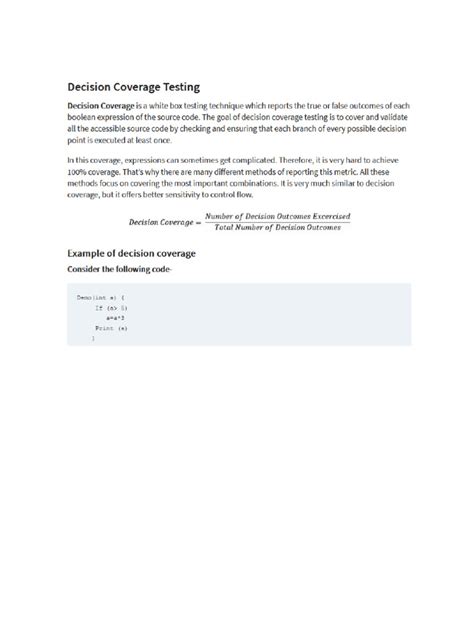 Unit2 Topic Decision Coverage Pdf