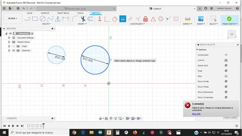 Solved Cannot Set Equal Constraint In Sketch Autodesk Community