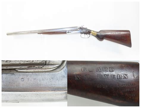 Parker Brothers 10 Gauge Double Barrel Hammer Shotgun 614 C