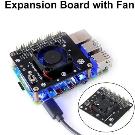 Cool Gpio Expansion Board Cooling Fan Module For Raspberry Pi 4b 3b 3b 2b 2b B Wish